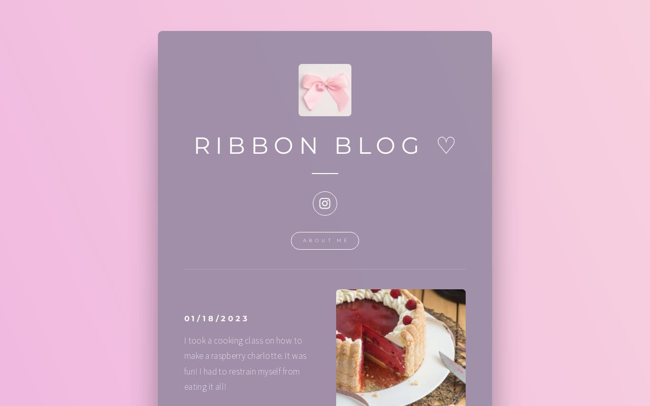 RIBBON BLOG